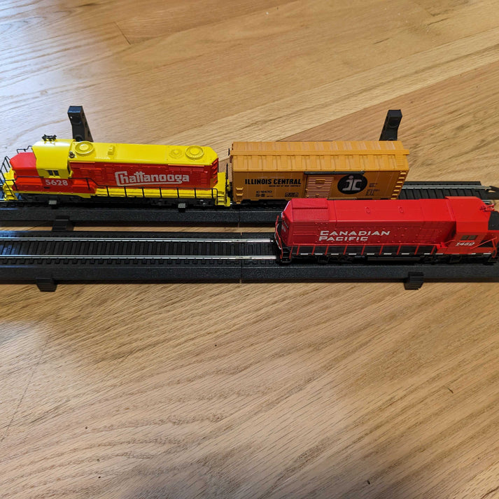 Train Track Wall Mount - Double Track – Rebar Labs